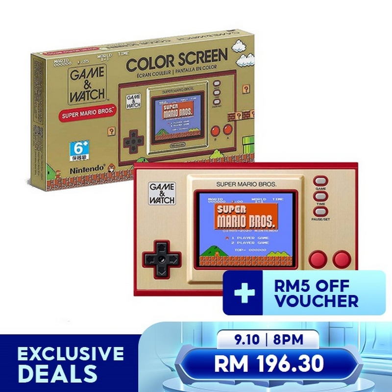 Nintendo Game & Watch Super Mario Bros Edition | Shopee Singapore