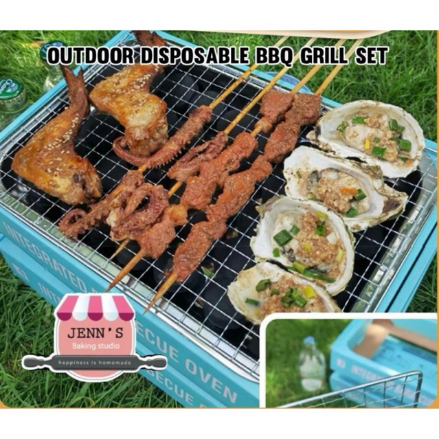 Disposable Instant BBQ Grill free Charcoal Portable Barbecue Set For ...