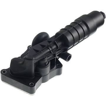 2711801410 MAHLE Mercedes Benz Oil Filter Housing With Engine Oil ...