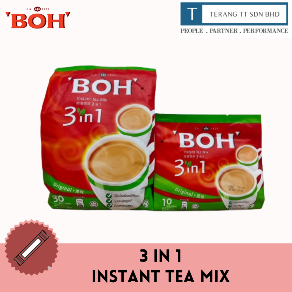 BOH 3 in 1 Instant Tea Mix (30's / 10's) | Shopee Singapore