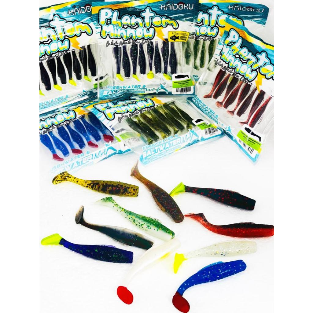 KAIDOKU (MACAM ZMAN) SP SOFT PLASTIC PHANTOM MINNOW 6CM (2.5'' INCI ...