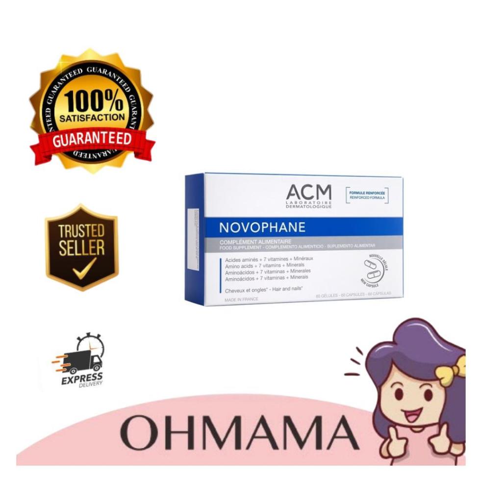 OHMAMA ACM Novophane L-Cysteine Plus Capsules 60 Capsules for hair and ...