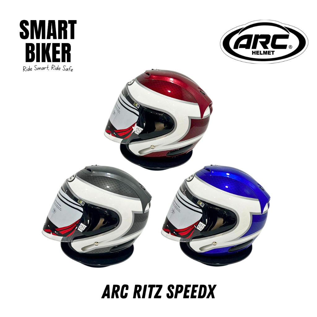 ARC Ritz SpeedX New Series Helmet Motorcycle SIRIM Approved JPJ Lulus ...