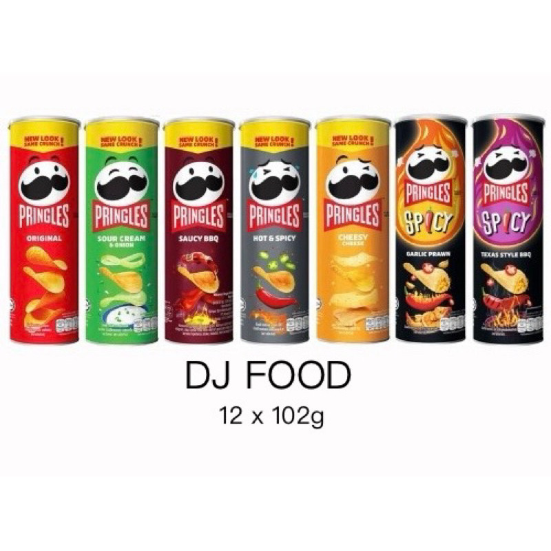 Pringles Potato Chips 102g 8 Flavours | Shopee Singapore