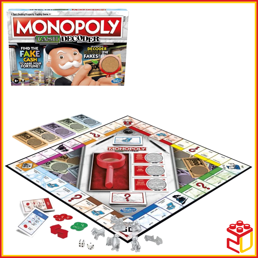 Monopoly Cash Decoder Crooked Cash Edition Family Board Games Funny ...