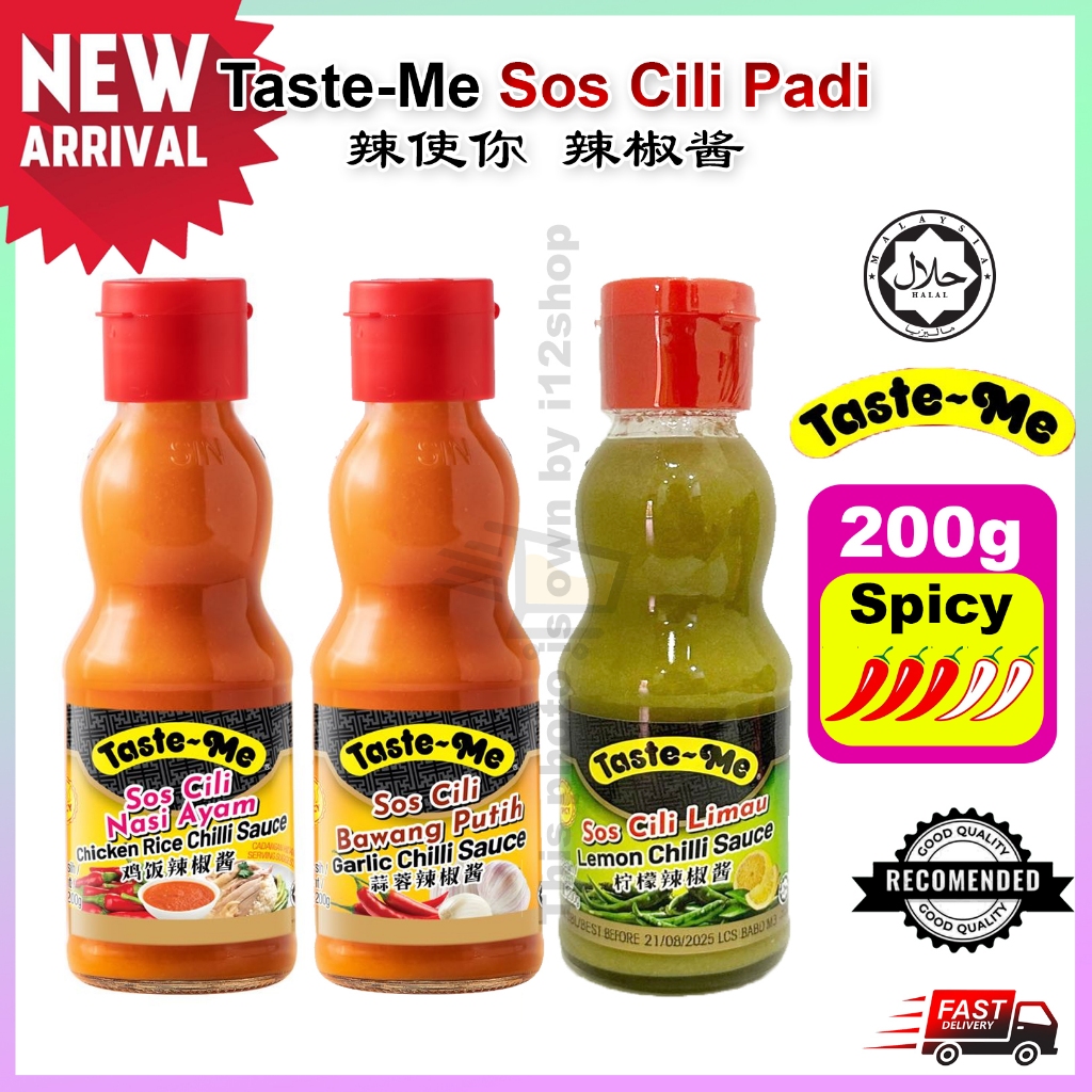 Taste-Me Sos Cili Padi Bird Eye Spicy Chilli Sauce HALAL Shin Tae Hing ...