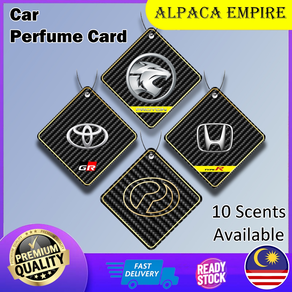 Car Perfume Card Proton Honda Perodua Toyota Pewangi Kereta Air ...