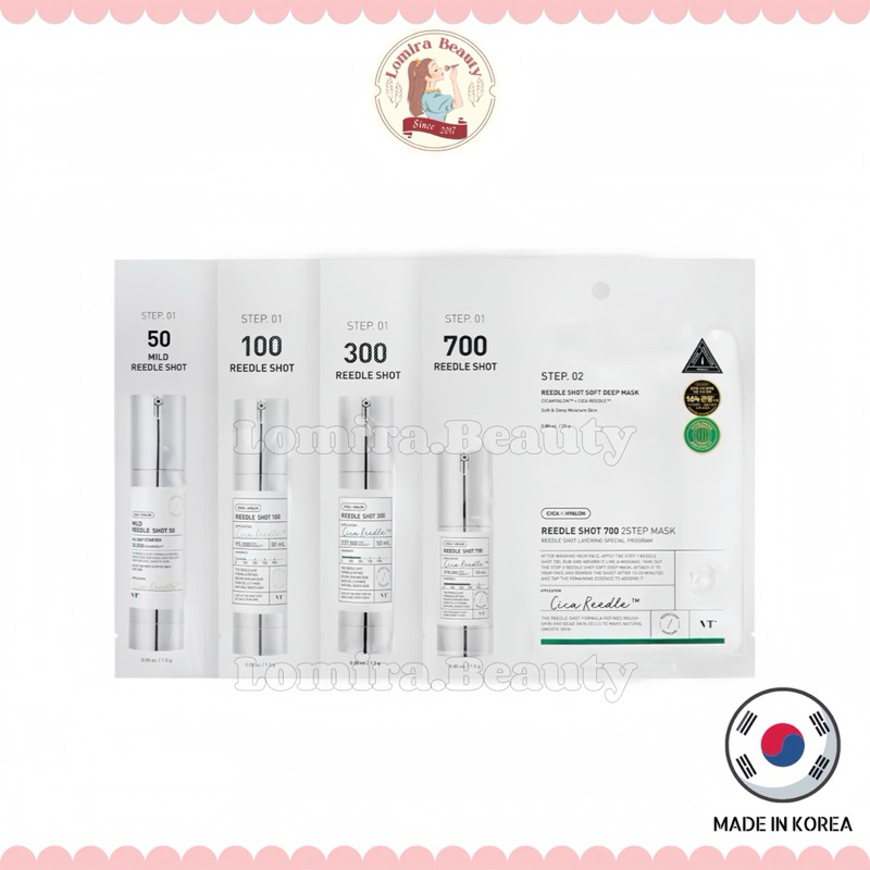 VT Reedle Shot 2 Step Mask (1ea|5ea)|VT Reedle Shot Mask (50/100/300 ...