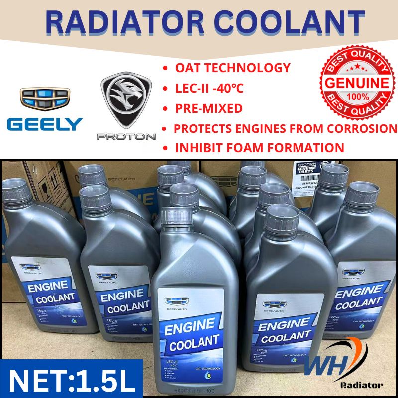 GEELY PROTON NEW OAT TECHNOLOGY RADIATOR COOLANT PROTON X50/ 70 QUALITY ...