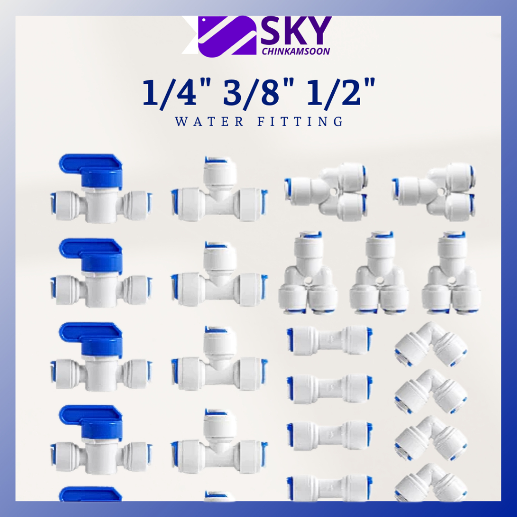 Water Fitting RO Water Fitting RO Fitting Hand Valve Union Connector ...