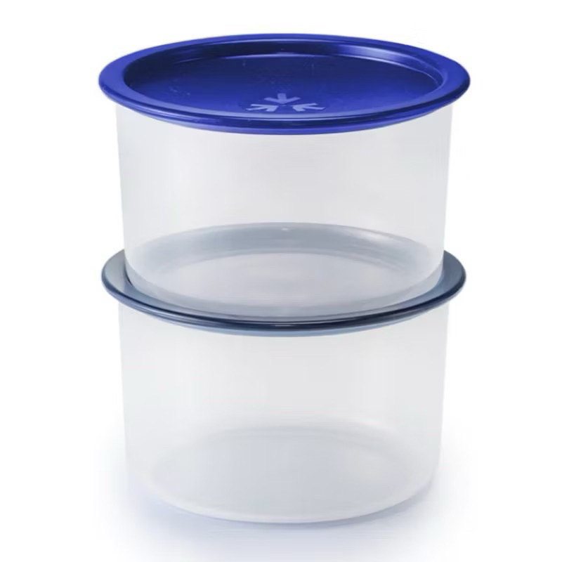 Tupperware transparent One Touch Topper Small 950ml (2pcs) | Shopee ...