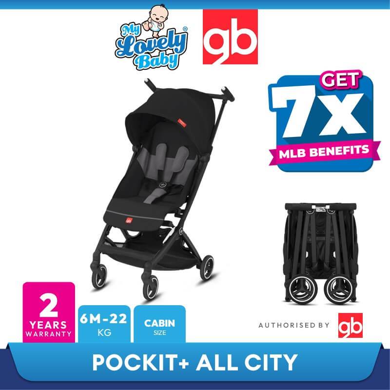 gb Pockit Plus All City | Ultra Compact Cabin Size Stroller (From 6 ...