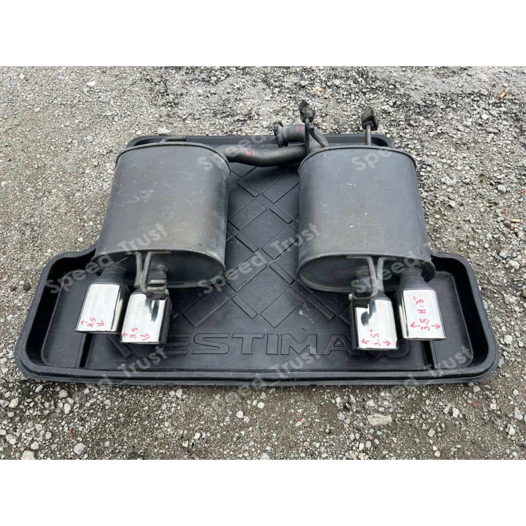 JDM Used Muffler Exhaust Ekzos Exzos Modellista Sflow twintip (2 pieces ...