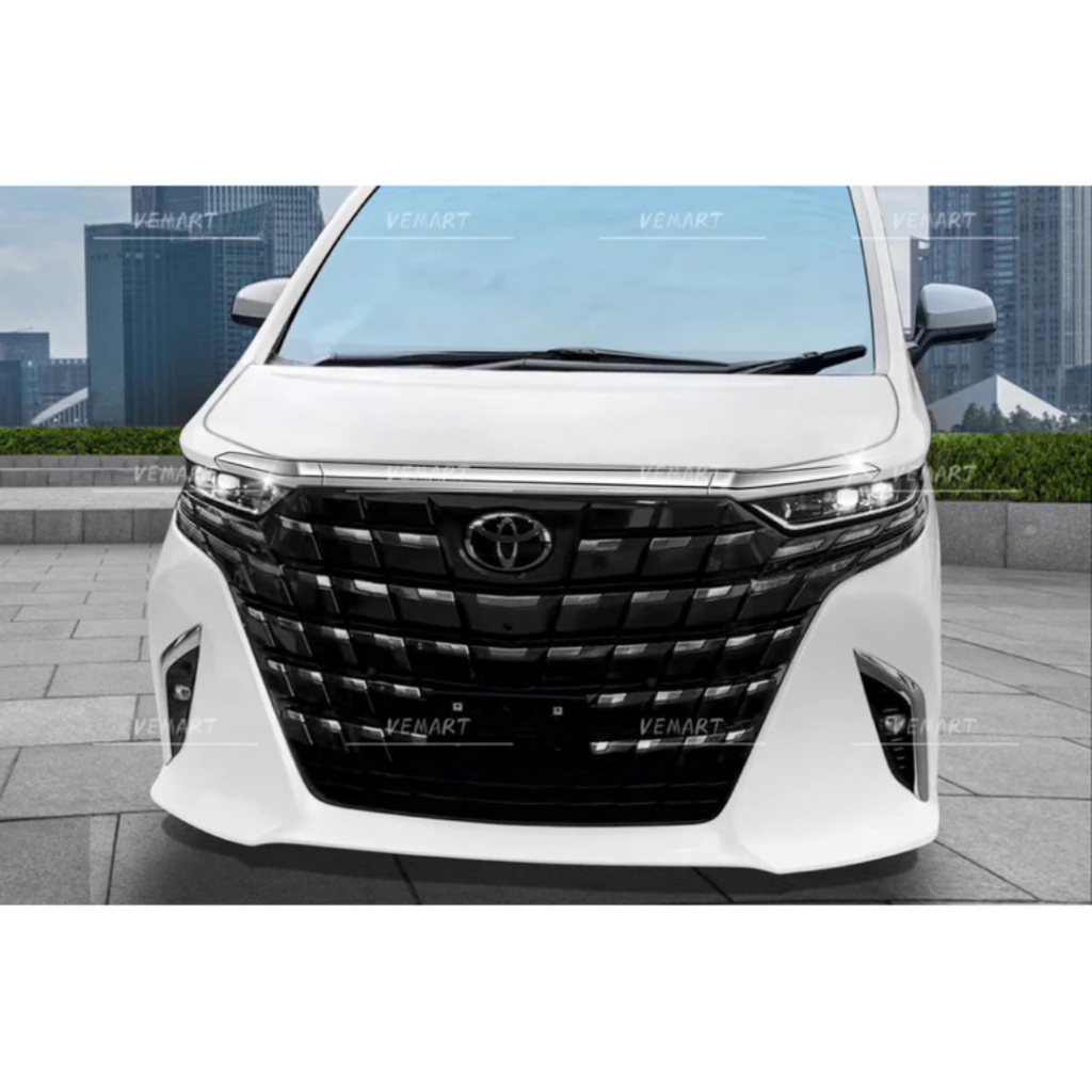toyota alphard vellfire anh40 2024-2025 car front bonnet trim garnish ...