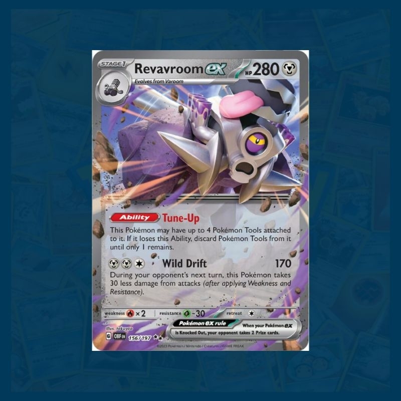 Revavroom Ex (156/197) Ultra I Obsidian Flames I Pokemon TCG Card ...