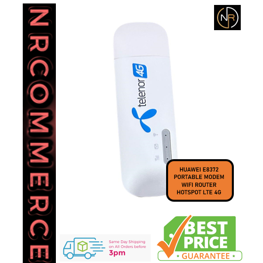 Huawei E8372 Portable Modem Wifi Router Hotspot LTE 4G | Shopee Singapore