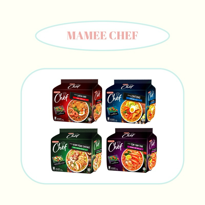 MAMEE CHEF Pack Noodles (Packs of 4) | Shopee Singapore