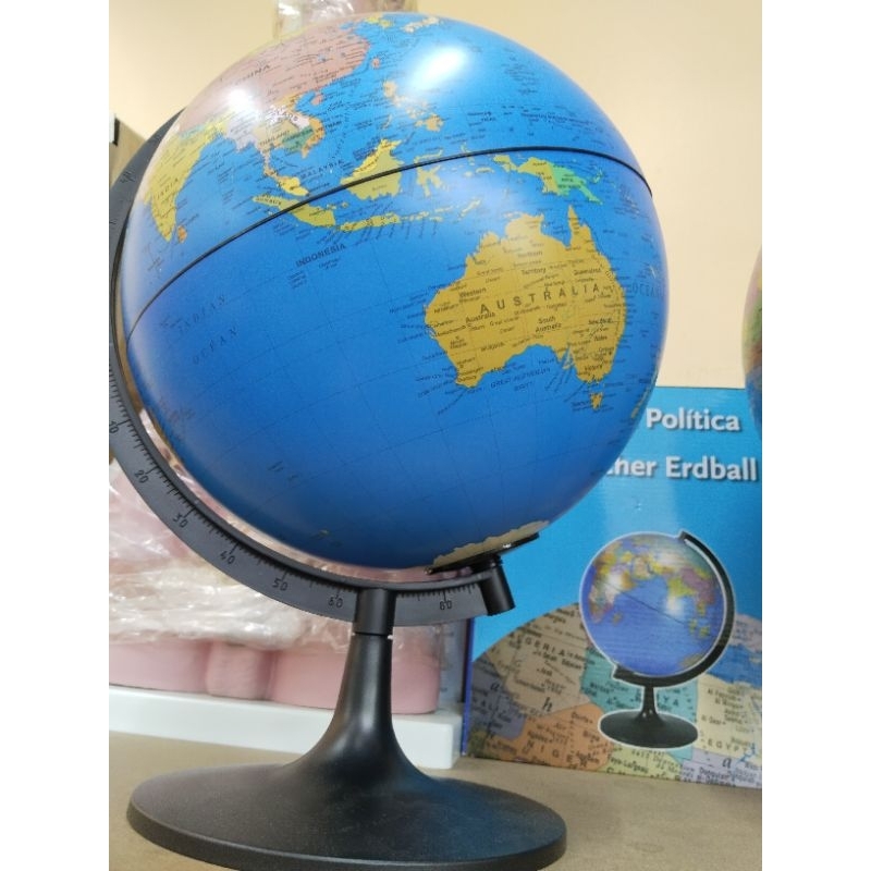 28cm Globe with study base World Map Globe Model Bumi untuk Pelajaran Teaching aids for school ...