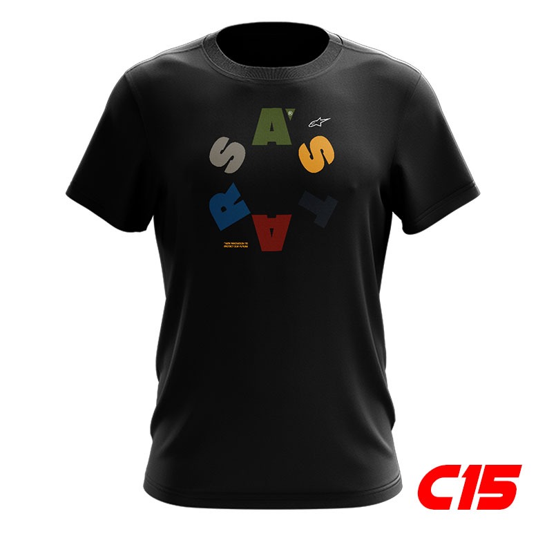 C 15 BAJU MOTOR RIDE ALPAN DESIGN RACING SUPERBIKE KAIN COTTON | Shopee ...