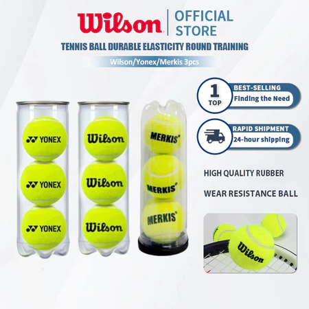 Wilson 3-piece Tennis Long Lasting Elastic Circle Training Learning ...