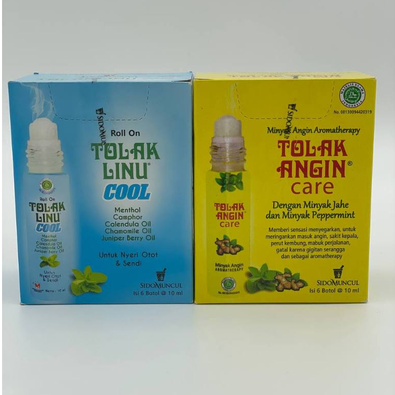 SIDO MUNCUL TOLAK ANGIN CARE MINYAK ANGIN AROMATHERAPY (1BOX ISI 6 BOTOL@10ML) | Shopee Singapore