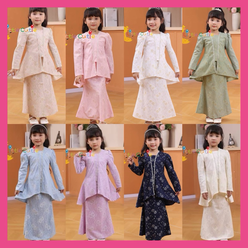Little Cutie BK93 Baju Kurung Boys Girls 2025 Baju Kurung Kebaya ...