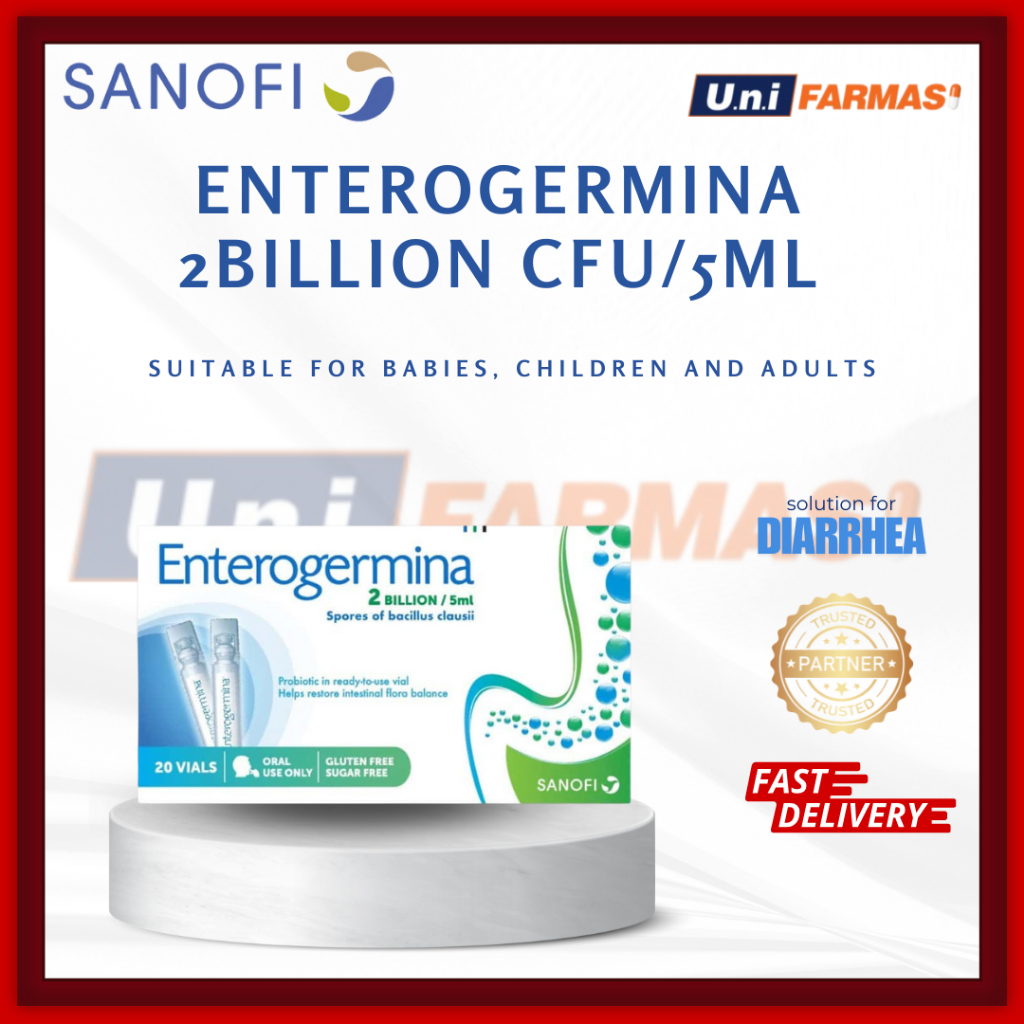 ENTEROGERMINA 2 BILLION/5ML ORAL SUSPENSION VIAL | Shopee Singapore