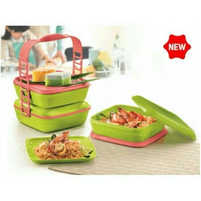 1851 Tupperware Picnic Set Trio / Tiffin Set/ Picnic Set with cariolier ...