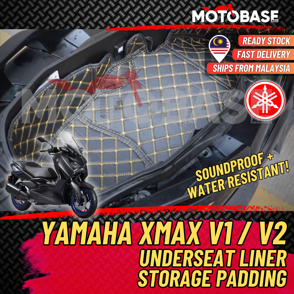 YAMAHA XMAX V1 V2 Under Seat Storage Leather Padding PU Cushion Lining ...