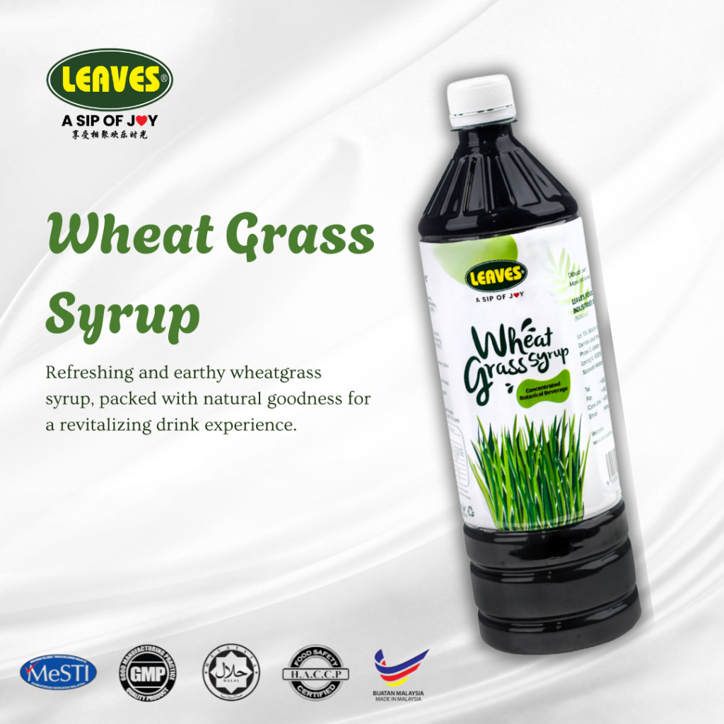 Leaves Wheat Grass syrup - Sirap Rumput Gandum 小麦草汁 (1L / 1000ML ...