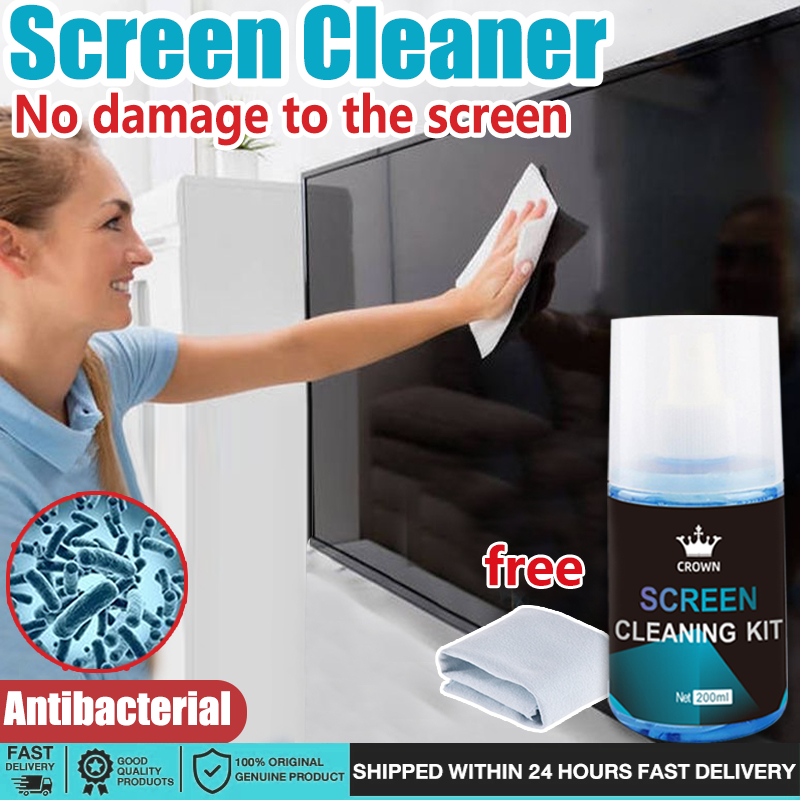 LCD Cleaner 3in1 PC Laptop TV Screen Cleaner Monitor Pembersih All Kind ...