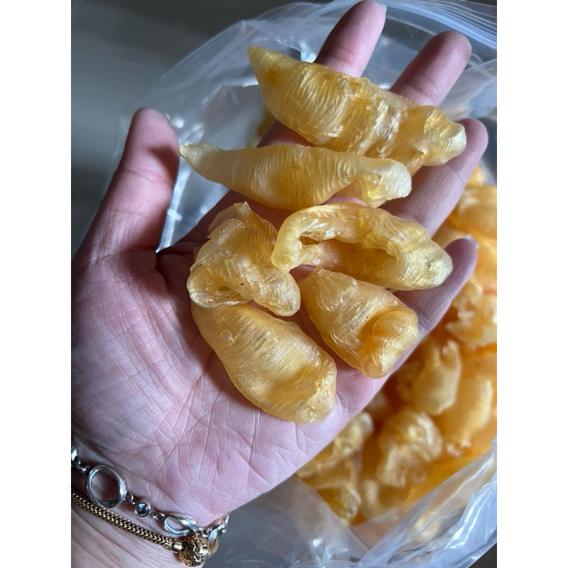 100头珍珠胶/鸡蛋胶100克|Dried Seafood/Dried Fish Maw Zhen zhu Jiao 100gram ...
