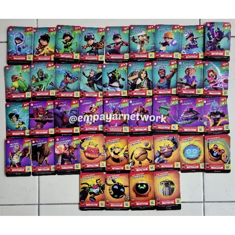 Kad Boboiboy Galaxy Choki Choki Card | Shopee Singapore