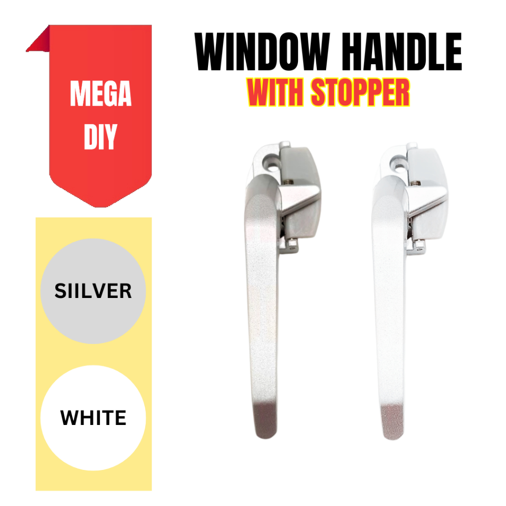 Teca Aluminium Window Casement Handle Lock with Stopper Window Handle ...