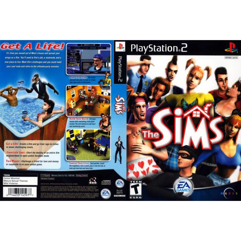 PS2 CD DVD GAME ( The Sims ) English Version | Shopee Singapore
