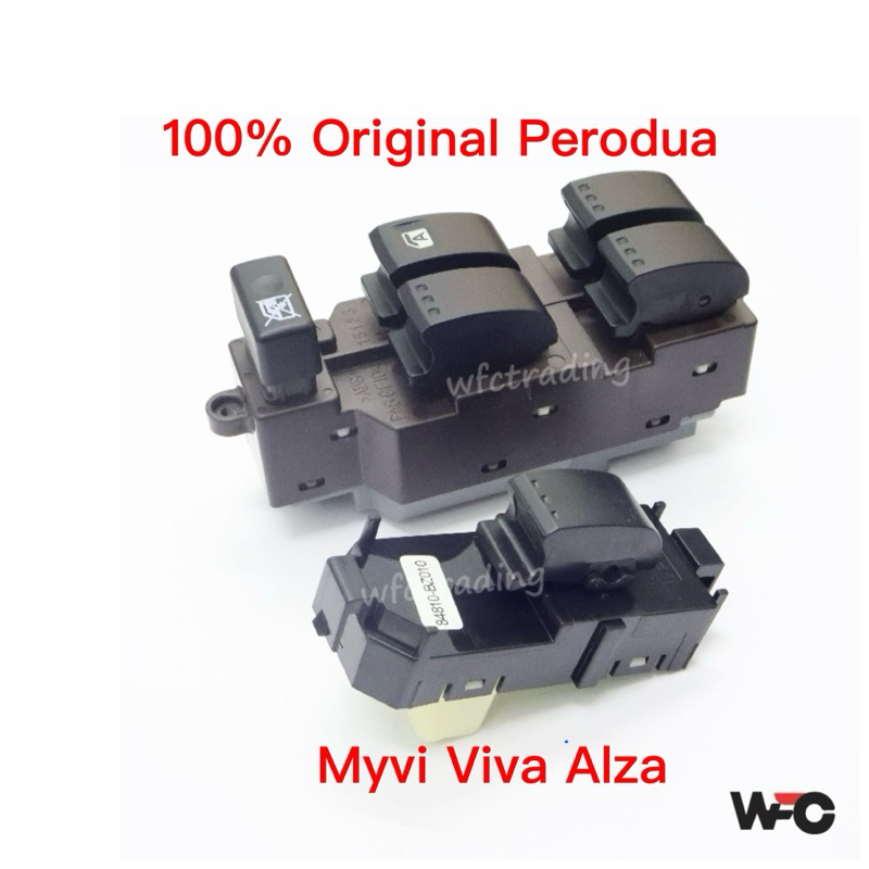 Perodua Myvi Alza Viva Power Windows Switch Myvi Main Switch / Socket ...