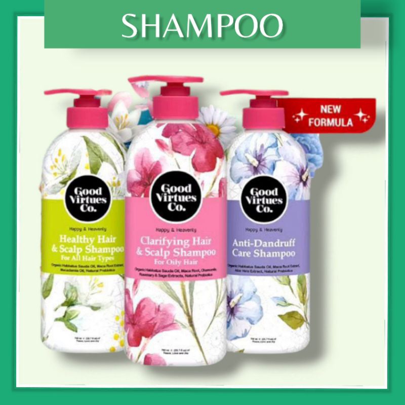 GOOD VIRTUES CO. HAIR CARE SHAMPOO | ANTI DANDRUFF | ANTI ITCH ...
