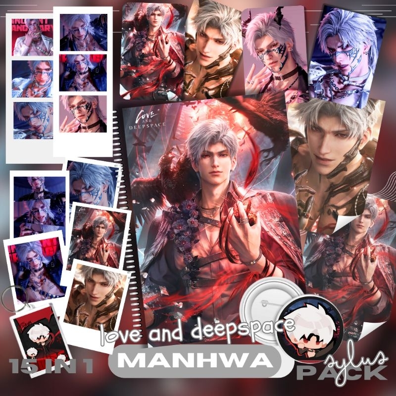 MANHWA SHOUNEN SHOUJO BL MERCH PACK 15 IN 1 PACKAGE LOVE AND DEEPSPACE ...
