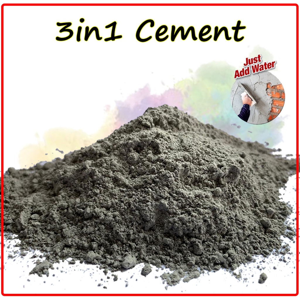 Cement 3 in 1 Mix Super Render Cement And Sand Mix Concrete Simen Sedia ...