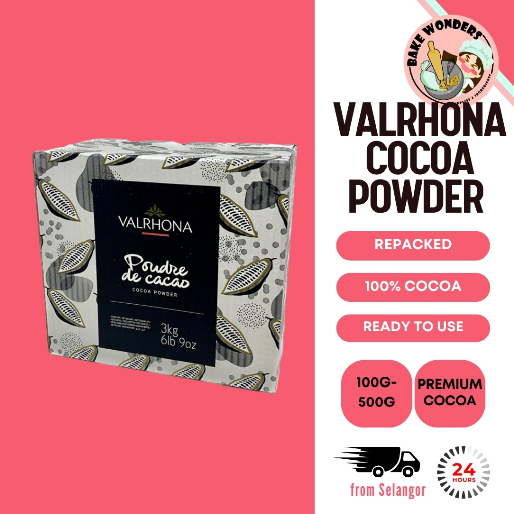 Valrhona Cocoa Powder/Varlhona Cocoa Powder/ 100% Imported Pure Cocoa ...
