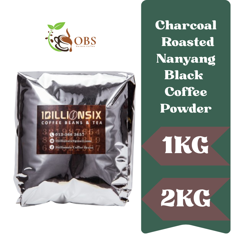 OBS 碳烤南洋咖啡粉 Charcoal Roasted Nanyang Black Coffee Powder 1kg/2kg ...