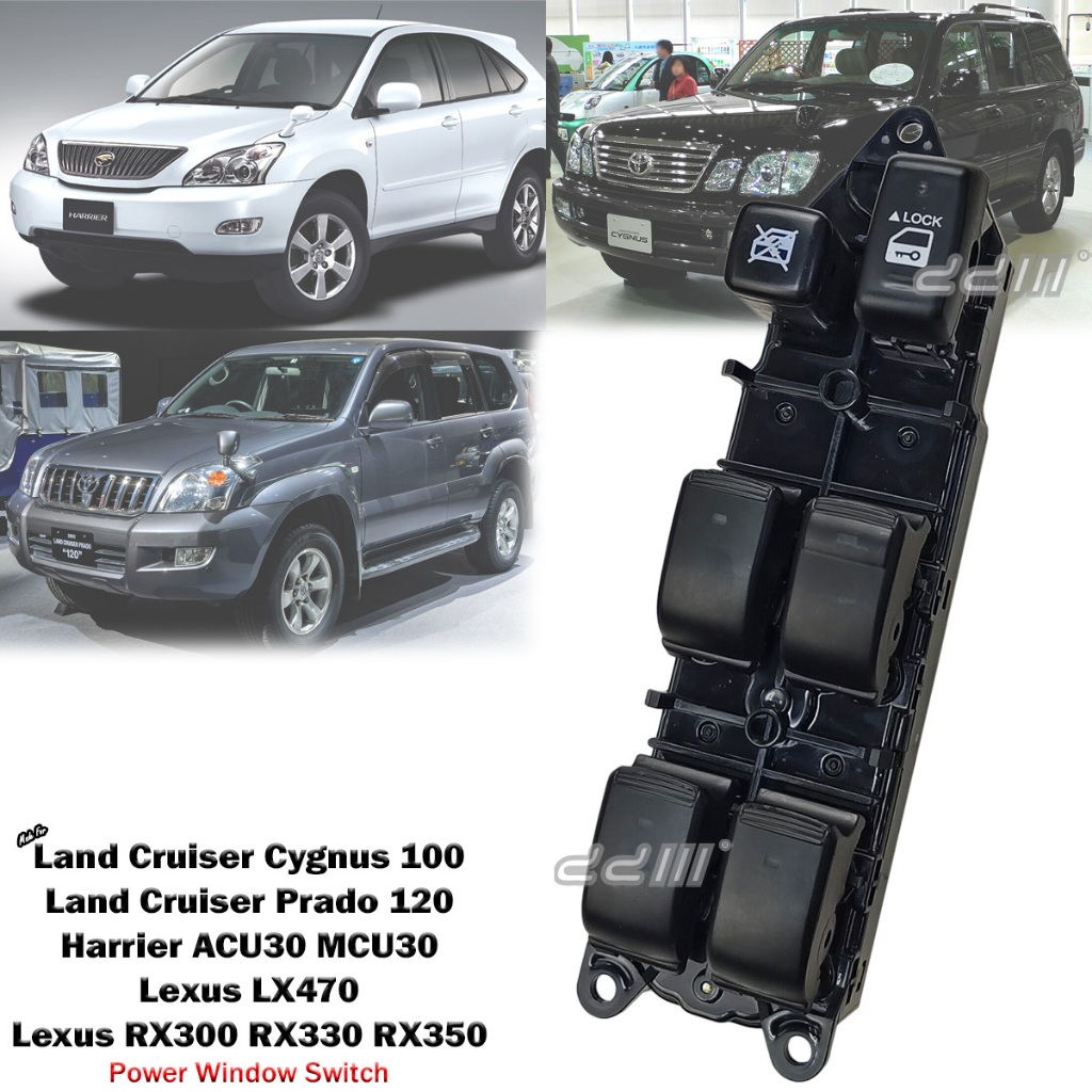 Toyota Harrier ACU30 MCU30 Power Window Switch Main Switch Control ...