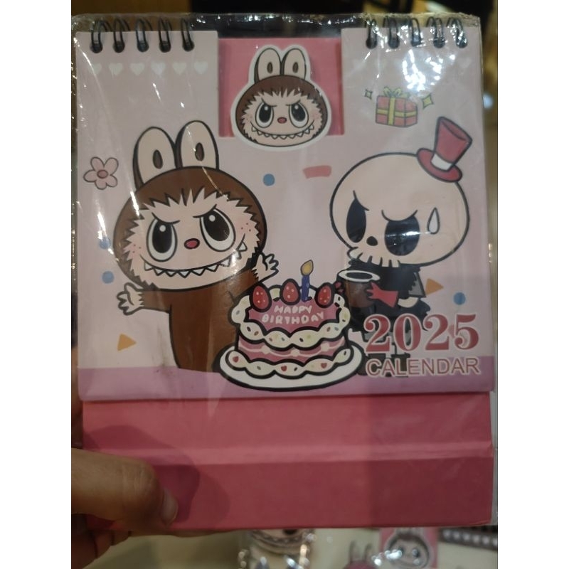 2025 Labubu Table Calender Labubu 2025 Cute Calender 拉布布精美日历 | Shopee ...