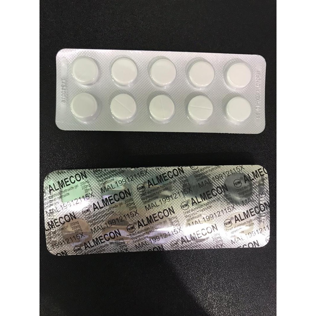 Prime Almecon Tablets 10's for Gastric hyperacidity, flatulence ...