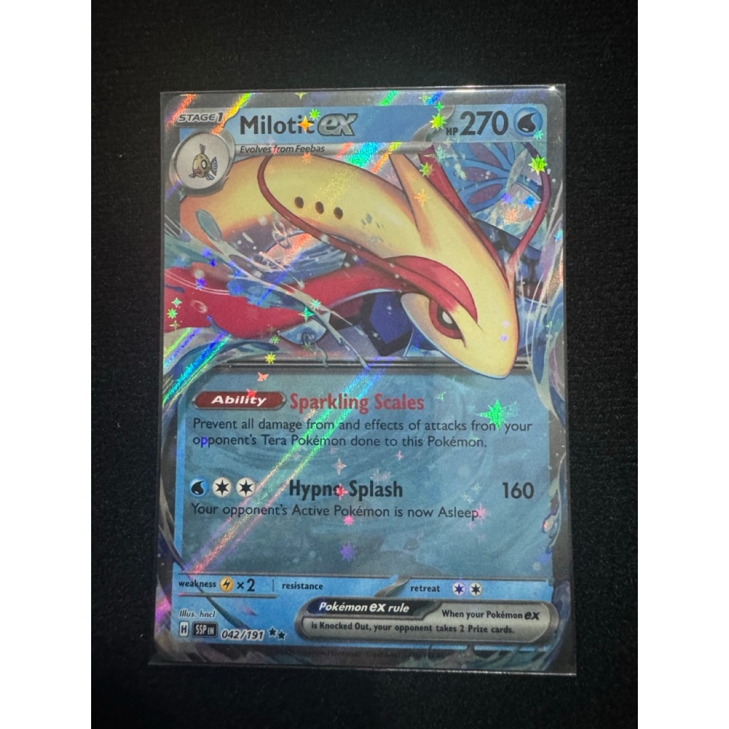 Milotic ex (185/191) Ultra | SV08: Surging Sparks (SV08) SV08: Surging Sparks | Pokemon TCG ...