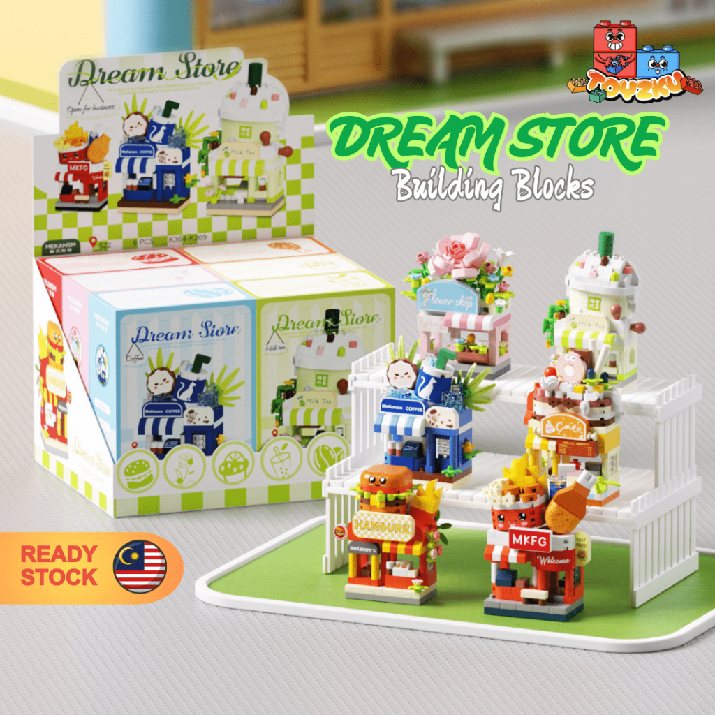 Mekansm Dream Store Mini Building Blocks Street View Bricks Assemble ...