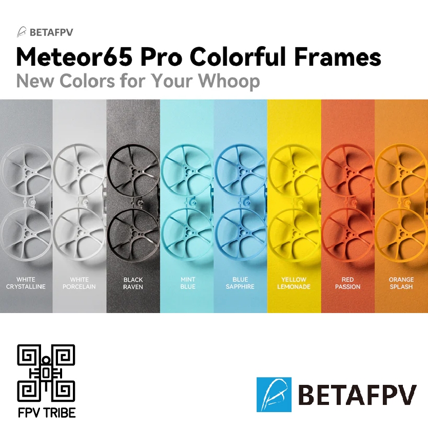 BetaFPV Meteor65 Pro 1S Brushless Whoop Frame Drone TinyWhoop ...