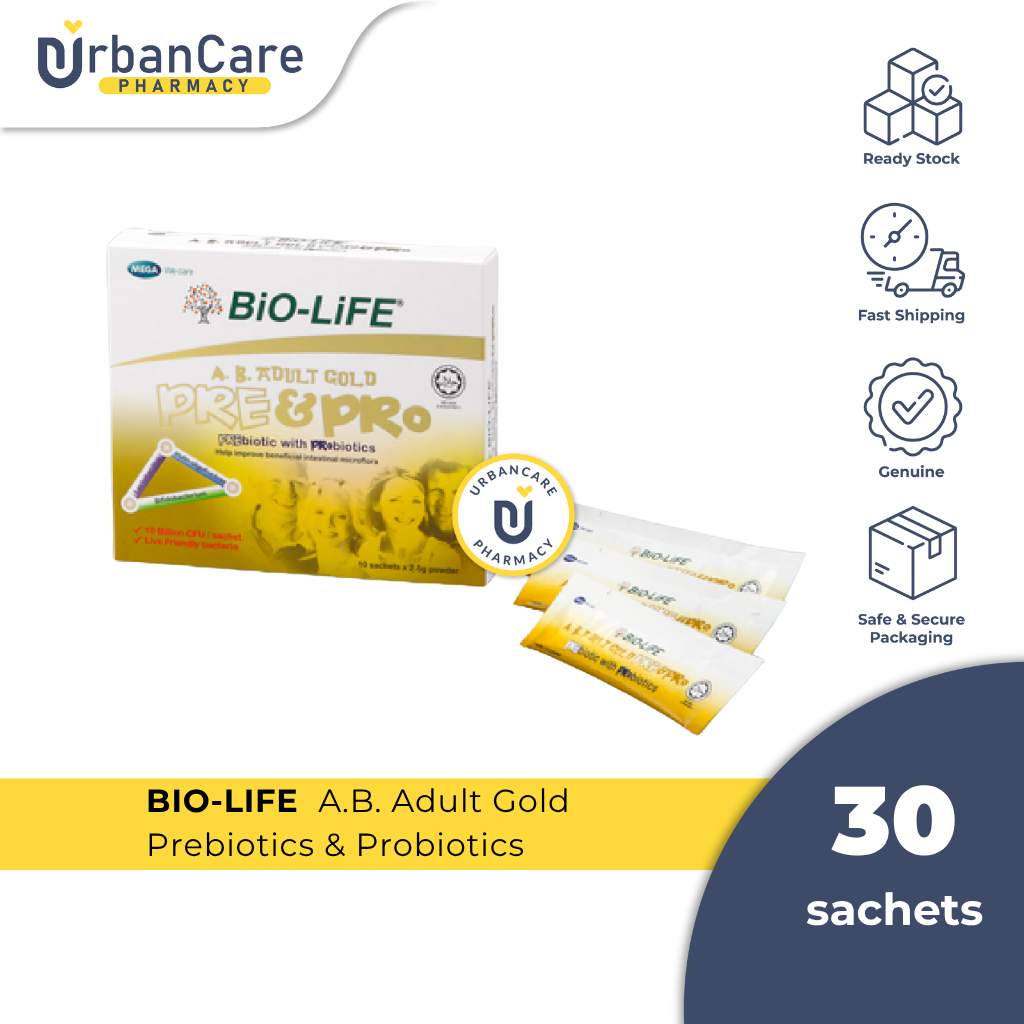 Biolife Adult Gold Prebiotics & Probiotics | Shopee Singapore