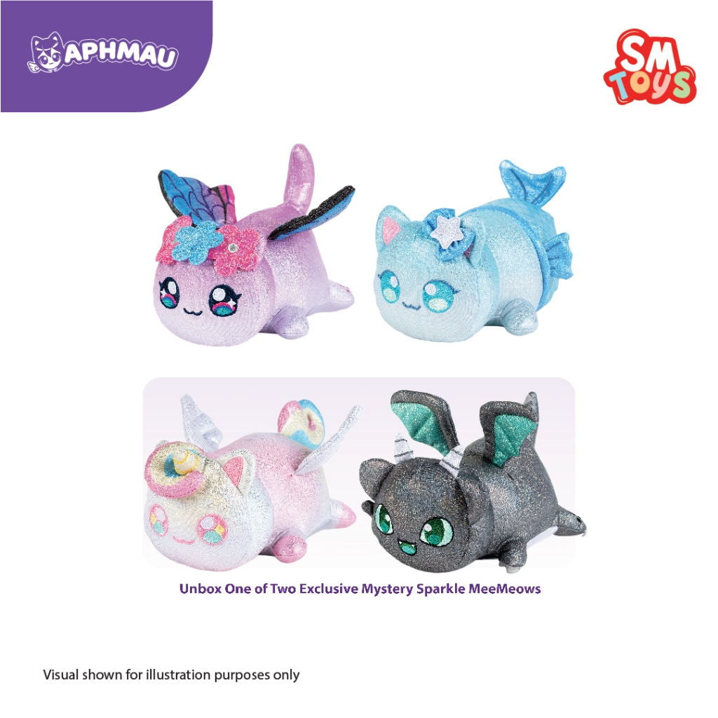 Aphmau MeeMeow Plush Sparkle Collection (6" x 3 Packs) | Shopee Singapore