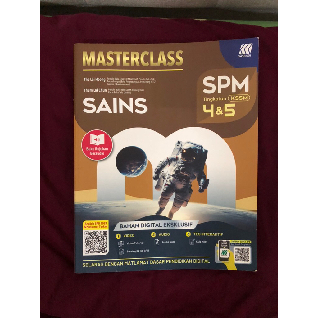 MASTERCLASS SAINS SPM SASBADI | Shopee Singapore